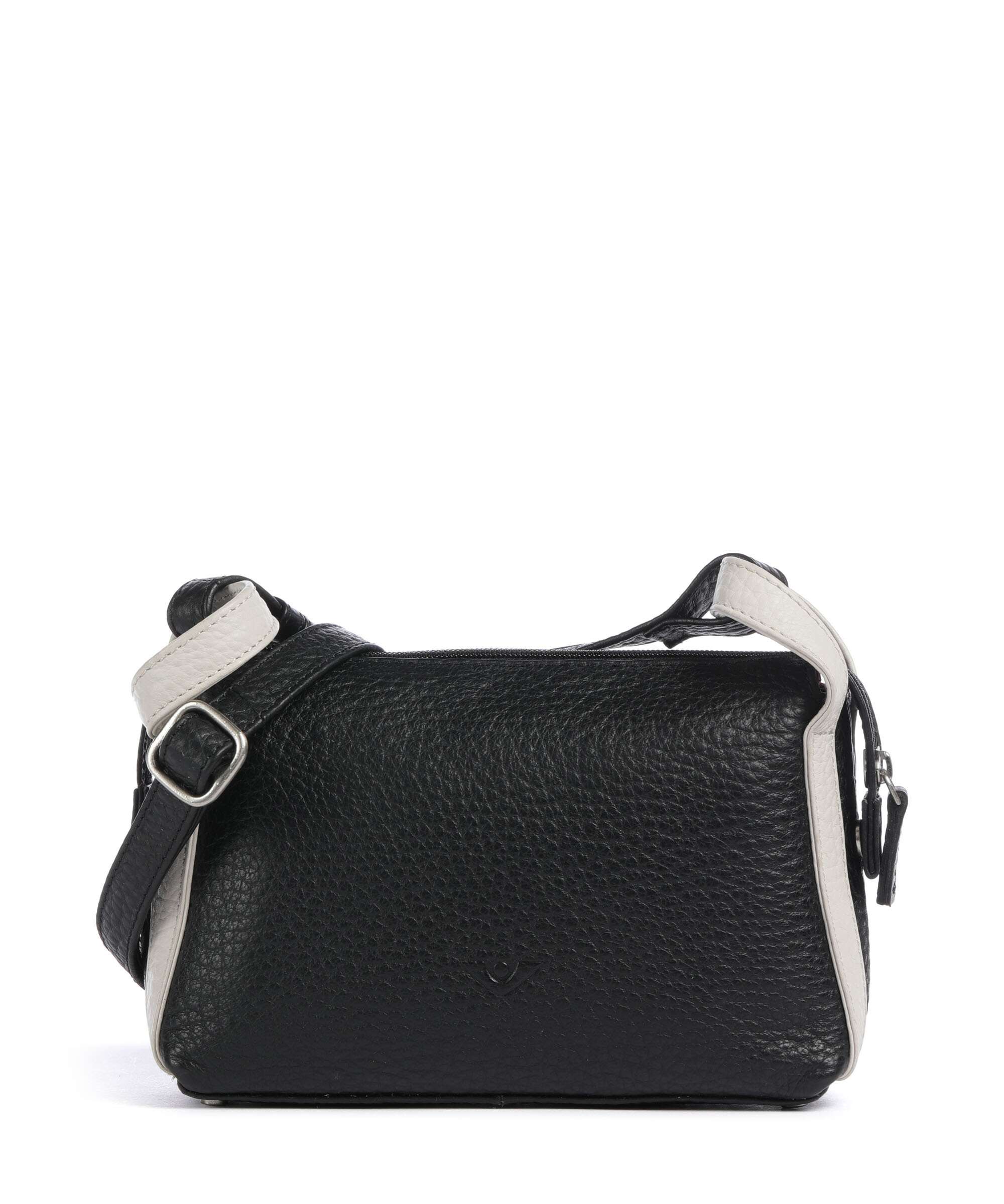 Voi Hirsch Xantia Crossbody bag grained leather schwarz/cream - 22150 ...